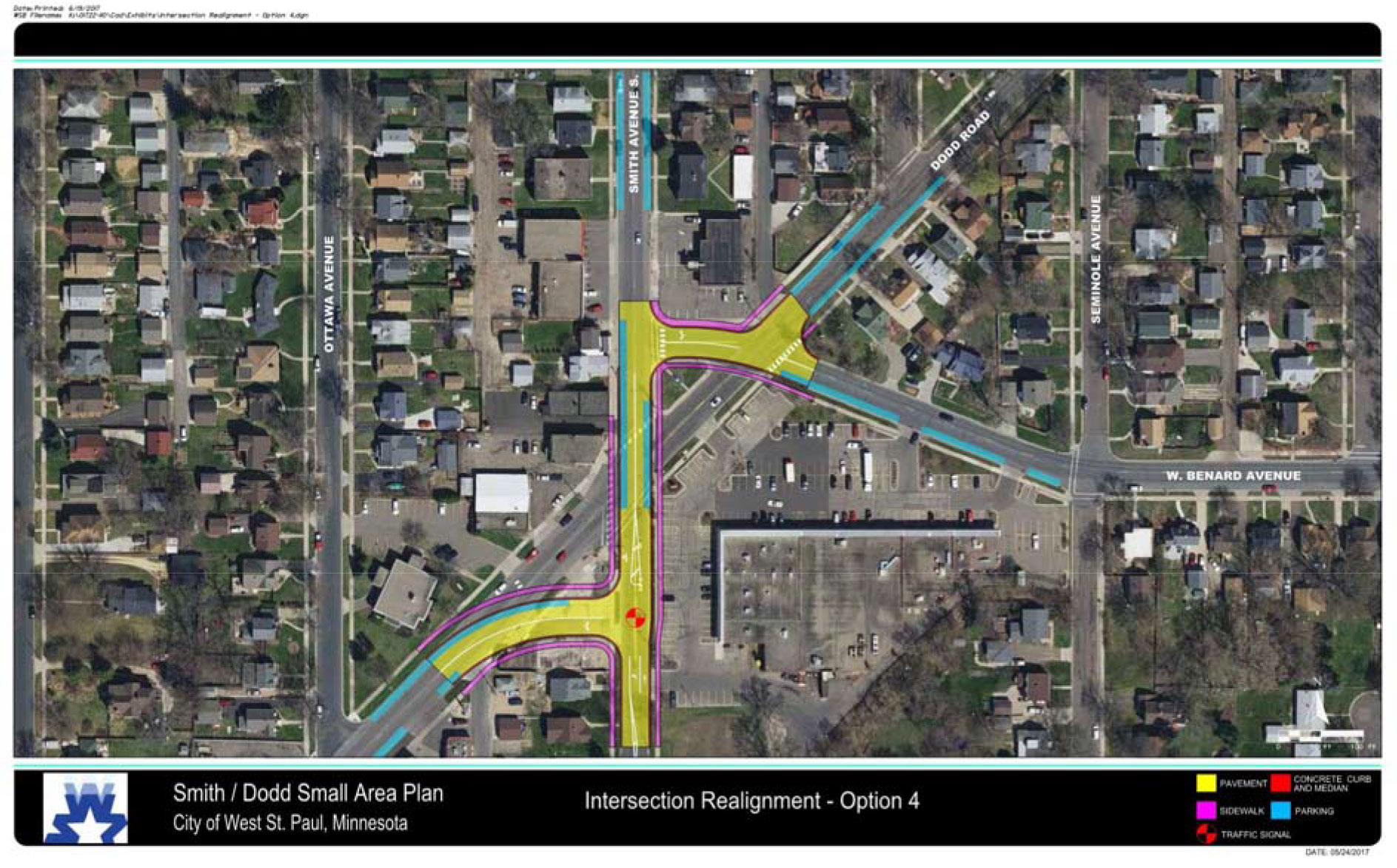 Proposed Smith & Dodd Intersection Realignment – West St. Paul Reader